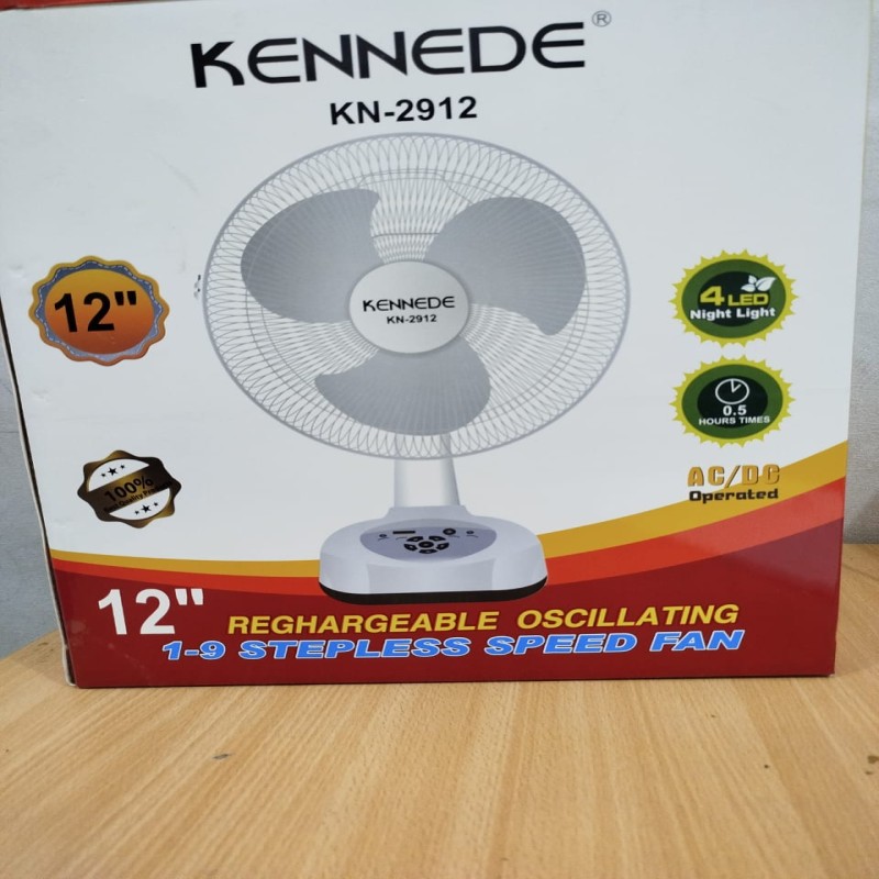 Best Store BD - Kennede-2912 Rechargeable 12" Fan